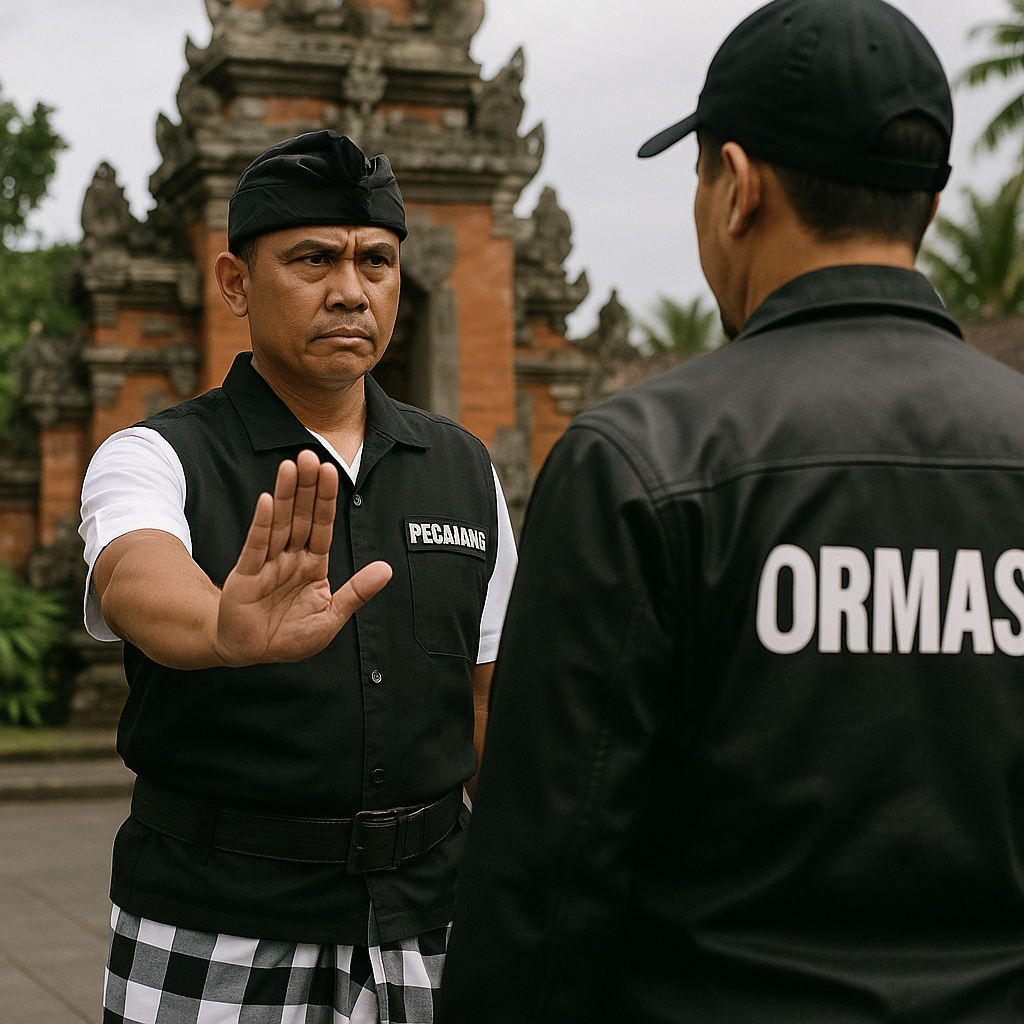 Pecalang, Benteng Kearifan Bali: Menjaga Kedamaian Tanpa Perlu Ormas - Pawisik Bali